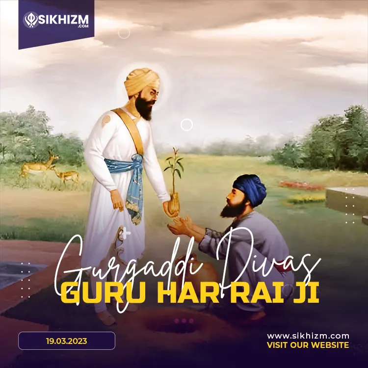 Gurgaddi Diwas Guru Har Rai Ji 2023 Greeting Image • Download